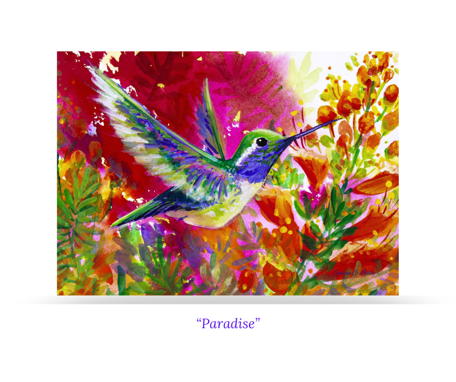 Everyday Boxed Cards, "Paradise", (Box of ten greeting cards with ...