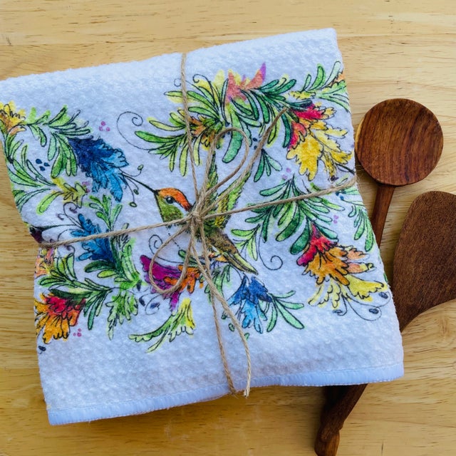 Hand Towel Hummingbirds