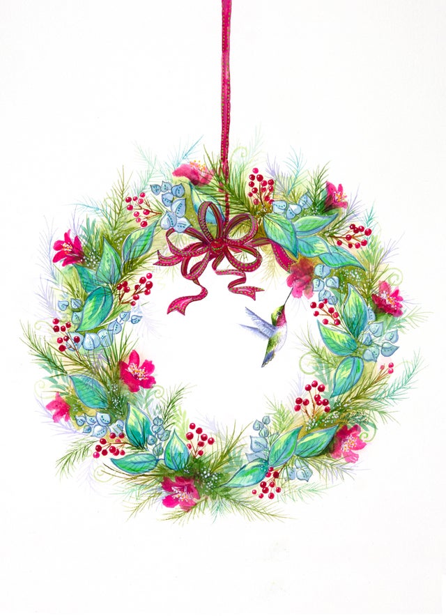 "Peace and Joy" box of ten holiday cards