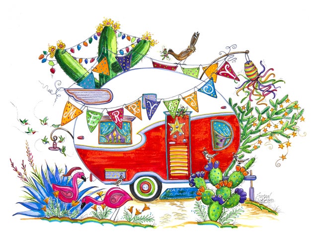 "Tiny Christmas" box of ten holiday cards